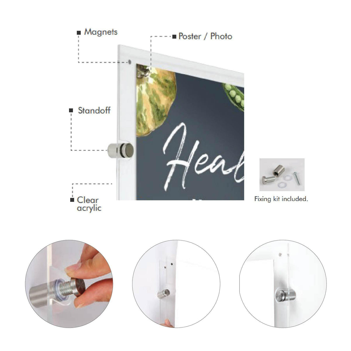 Wall Mounted Acrylic Sign | Vista Systems | AdVision Signs - Pittsburgh, PA