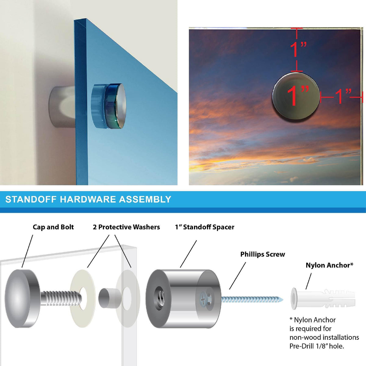 Custom Acrylic Standoff Prints | AdVision Signs - Pittsburgh, PA