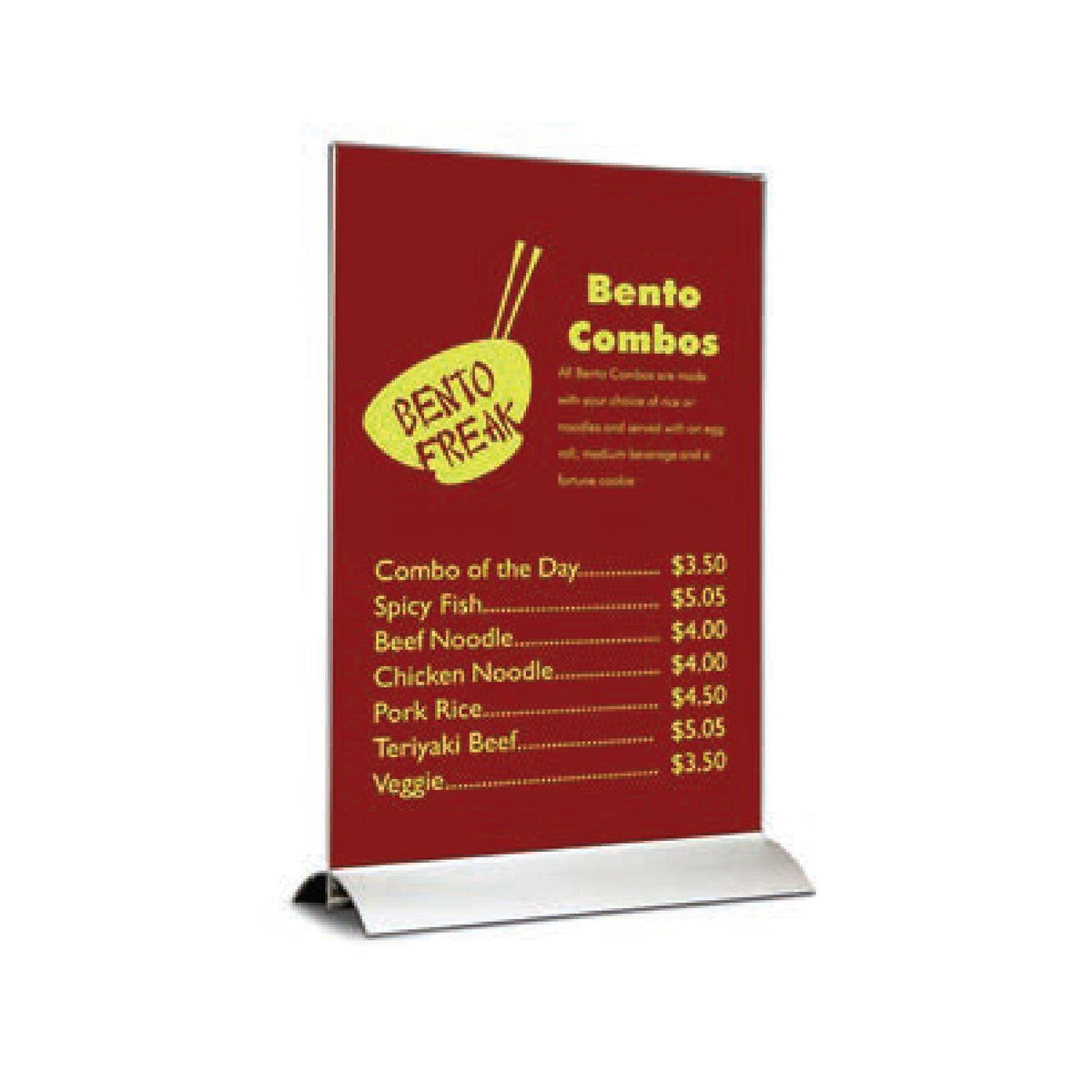 10pk of Aluminum Based Brochure Holder Frame | Vista Systems | AdVision ...