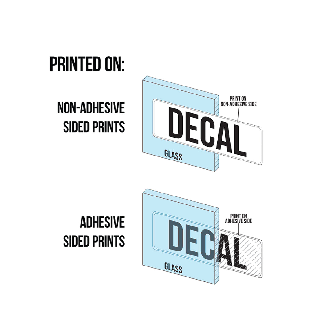 Reposition & Removable Vinyl Decals (FireCling) | AdVision Signs ...