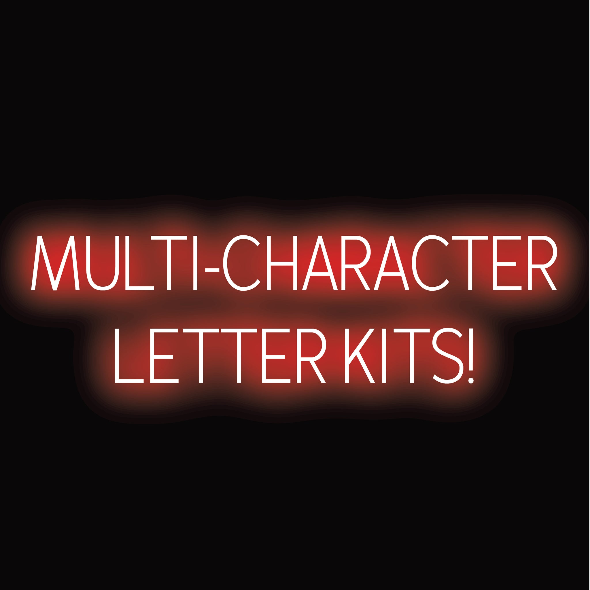 LED "Neon" Letter Kit – 75 Pieces | AdVision Signs - Pittsburgh, PA