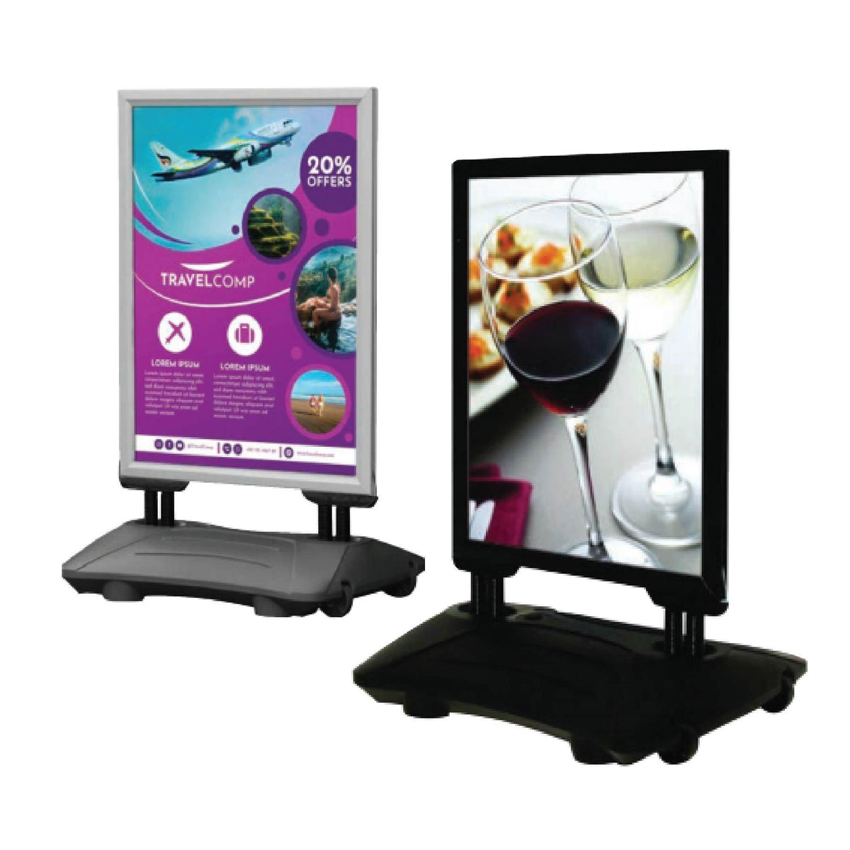 Poster Sidewalk Sign Frame | Vista Systems | AdVision Signs ...