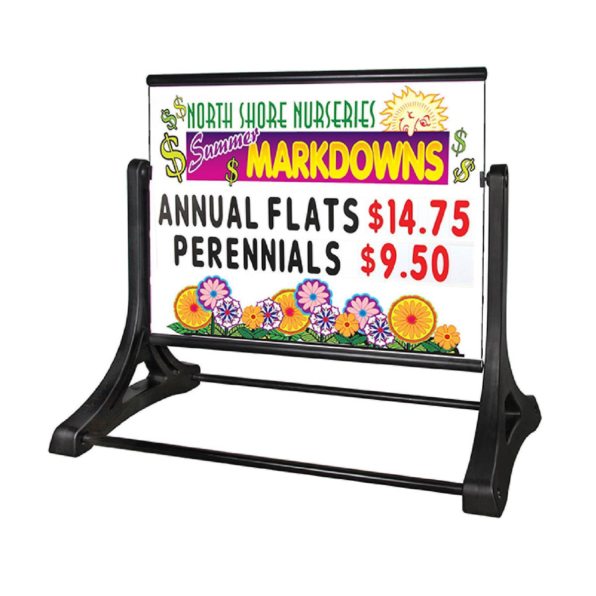 Roadside Swinger 48" x 60" Message Board Sign | AdVision Signs ...