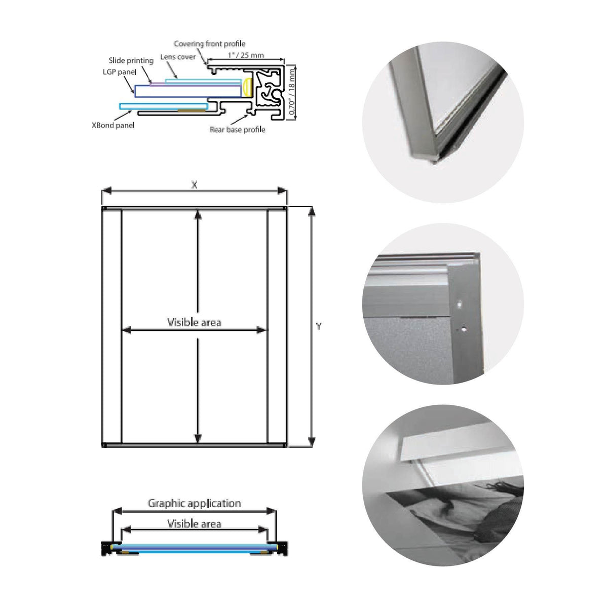 Illuminated 2-Profile Snap Frame | Vista Systems | AdVision Signs ...