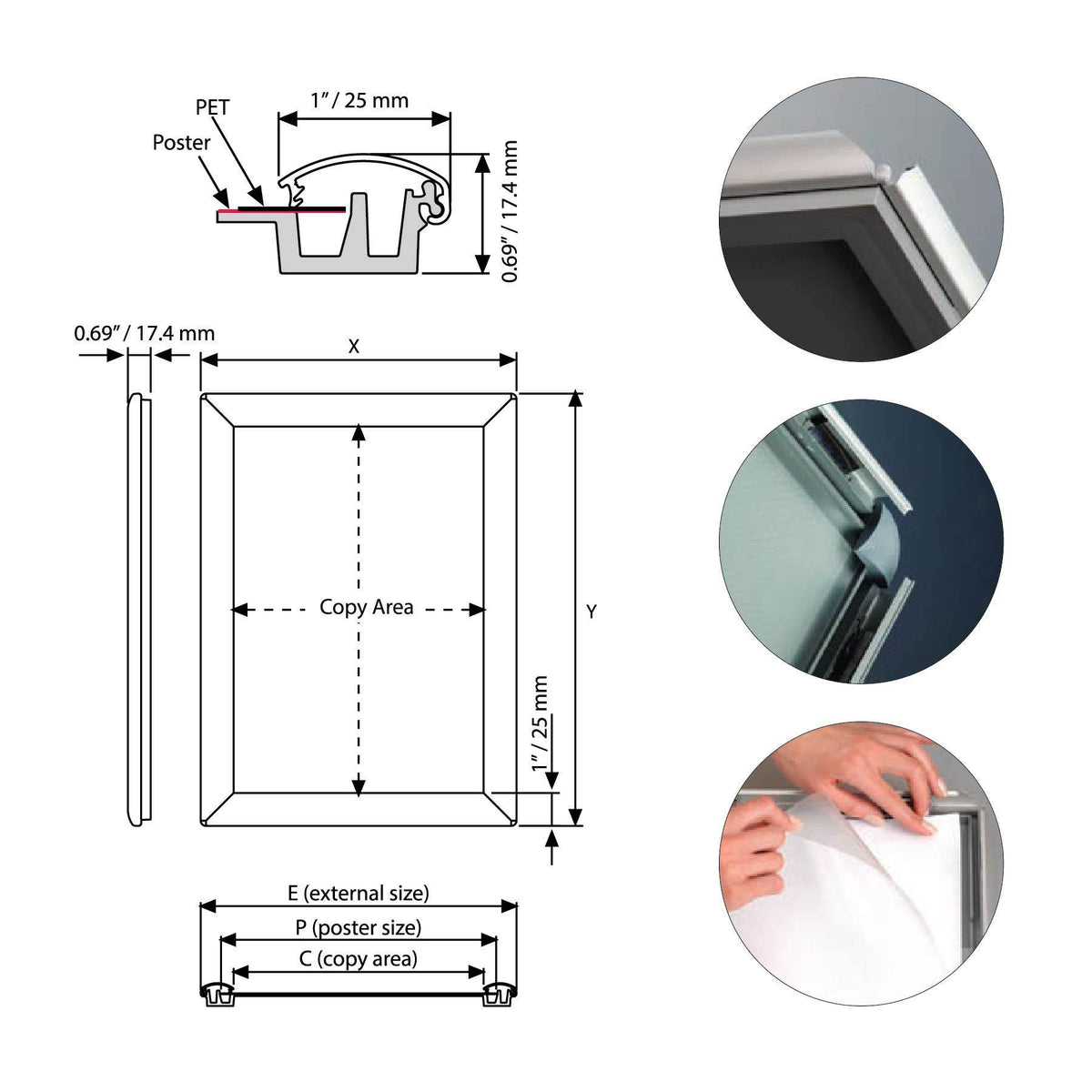 Arched Profile Snap Frames | Vista Systems | AdVision Signs ...
