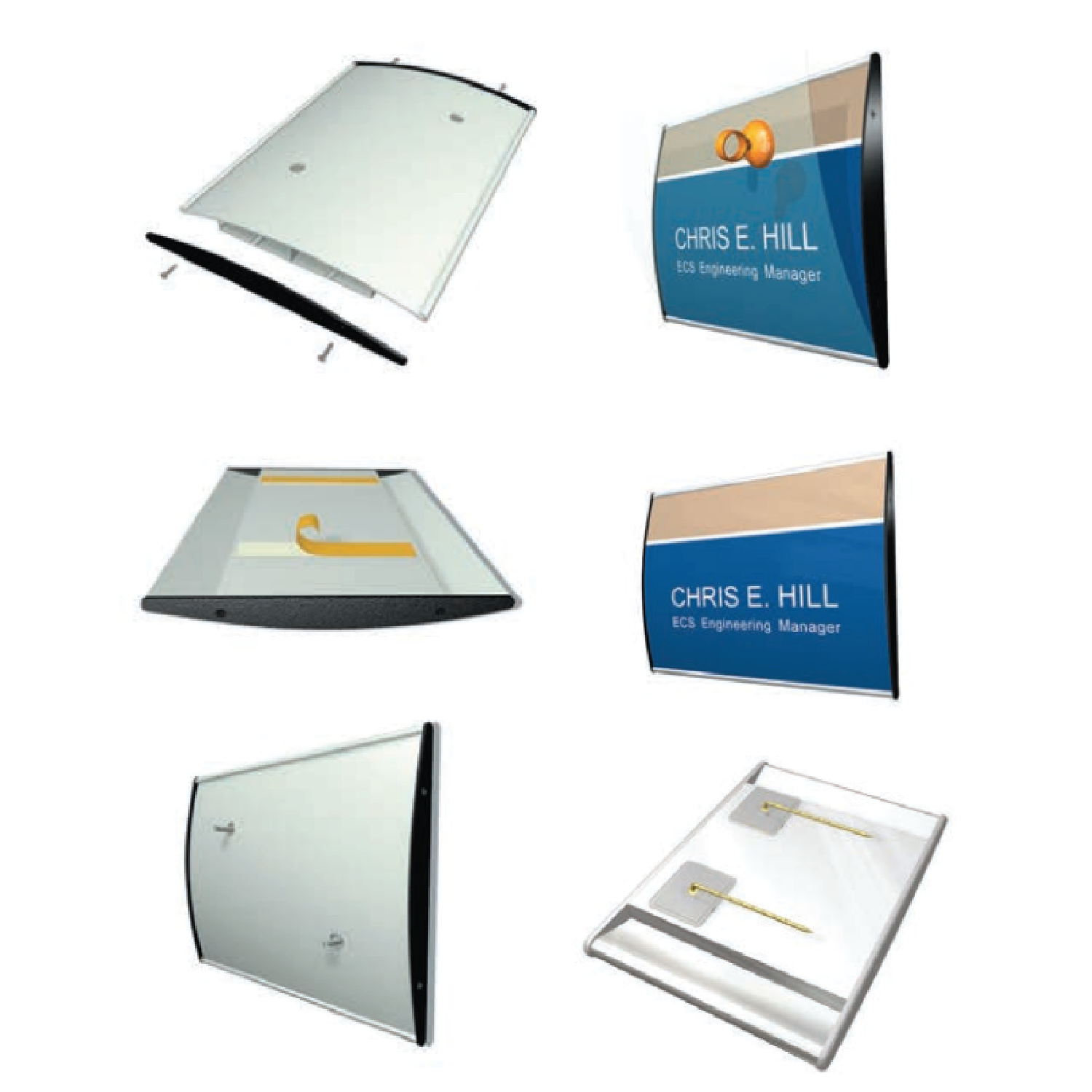 Wall Mount V200 (8"W) Vista Family Sign Systems | AdVision Signs ...