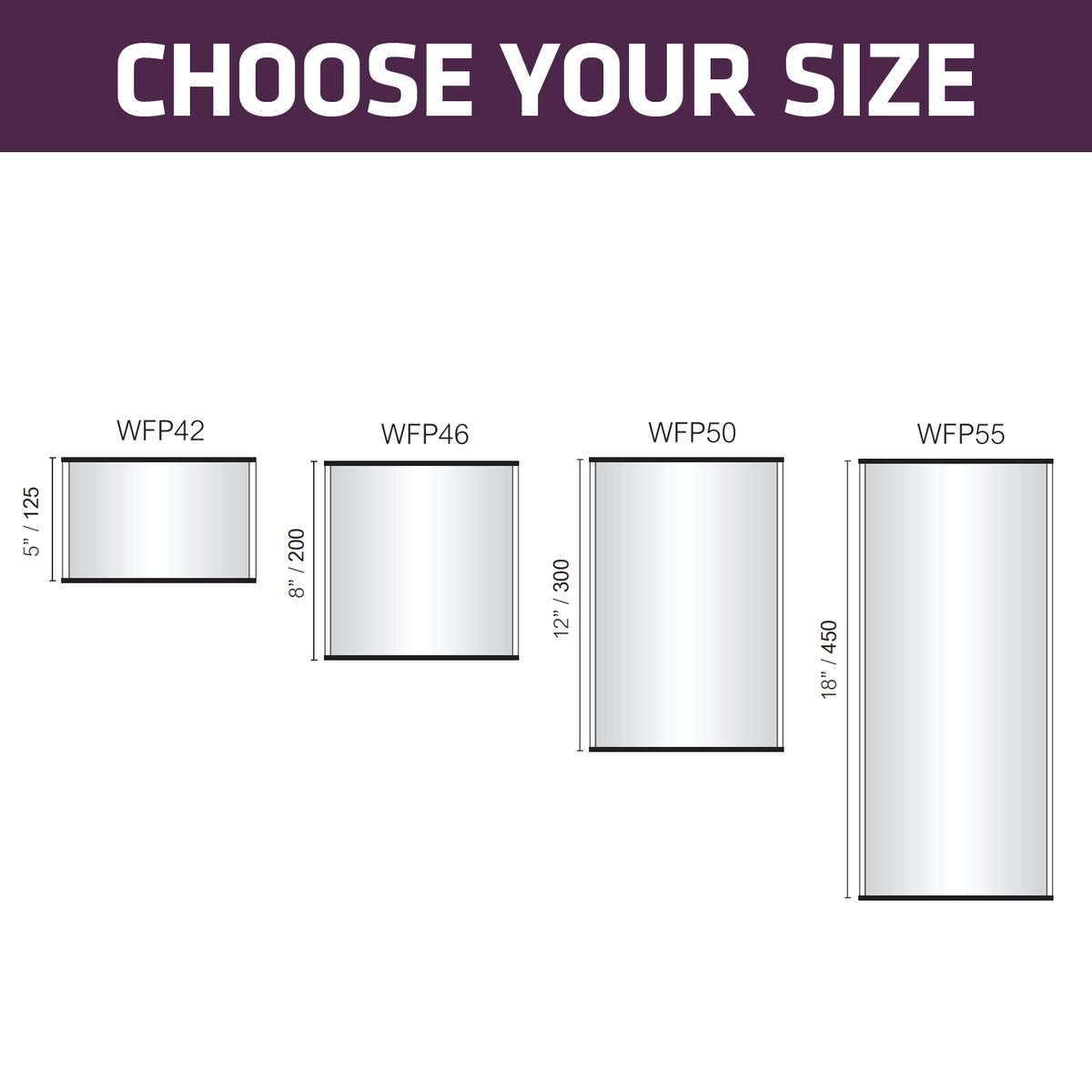 Wall Mount V200 (8"W) Vista Family Sign Systems | AdVision Signs ...