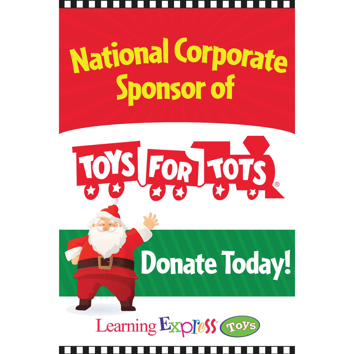 Toys For Tots Holiday Signs for Learning Express | AdVision Signs ...