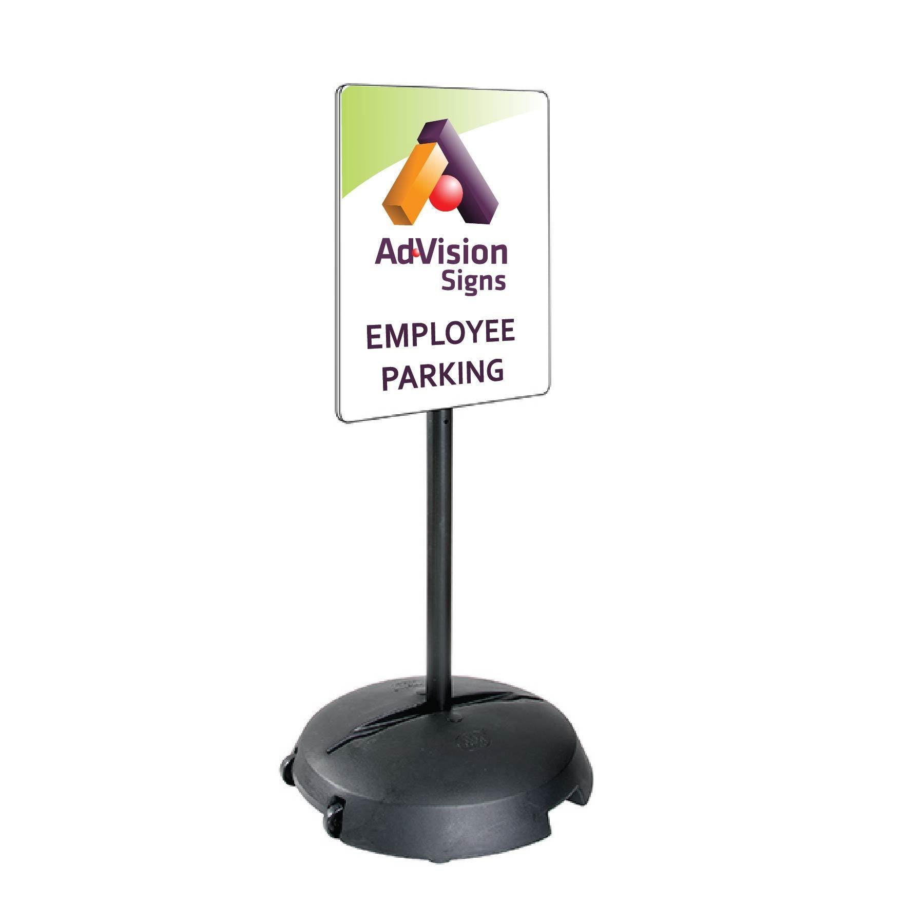 Portable Sign Pole | AdVision Signs - Pittsburgh, PA
